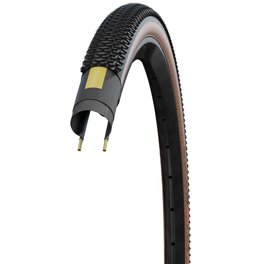 Schwalbe G-One R Pro Gravel Tire 700x40C Folding Tubeless Ready Addix ...