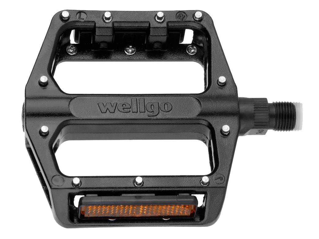 Wellgo Alloy Platform 1/2inch Pair Black Pedal – Seattle Electric Bike