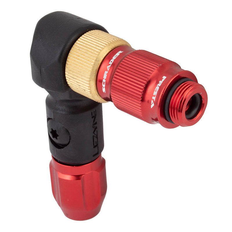 Lezyne ABS-1 Pro HP Pump Chuck Head: Red – Seattle Electric Bike