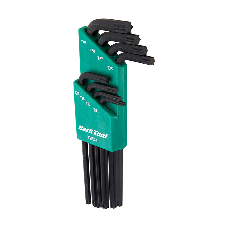 Park Tool TWS-1 L-Shaped Torx Compatible Wrench Set with Holder ...