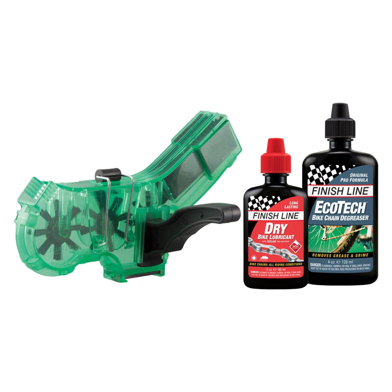 Finish Line Pro Chain Cleaner 2oz DRY Chain Lubricant 4oz EcoTech Degr ...