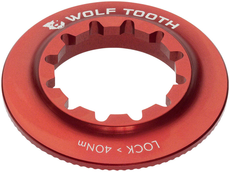 Wolf Tooth Centerlock Rotor Lockring - Internal Splined Red – Seattle ...