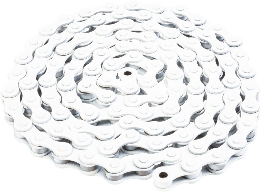 Odyssey Bluebird Chain - Single Speed 1/2" x 1/8" 112 Links White ...