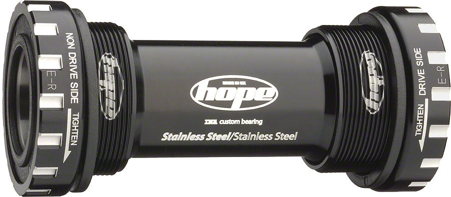 Hope BSA Threaded Bottom Bracket - 68/73 For 24mm Spindle Stainless Bl ...