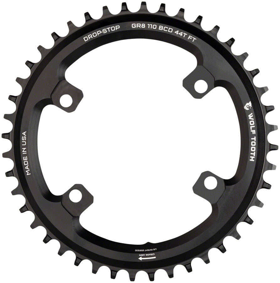 Wolf Tooth Shimano 110 Asymmetric BCD Chainring - 36t 110 Asymmetric B ...