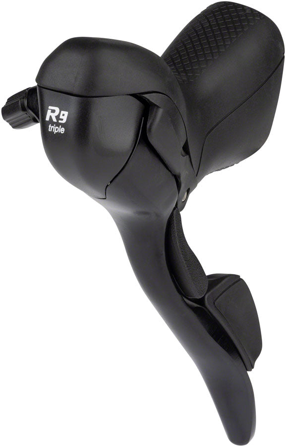 microSHIFT R9 Left Drop Bar Shift Lever - Triple Shimano Compatible Bl ...