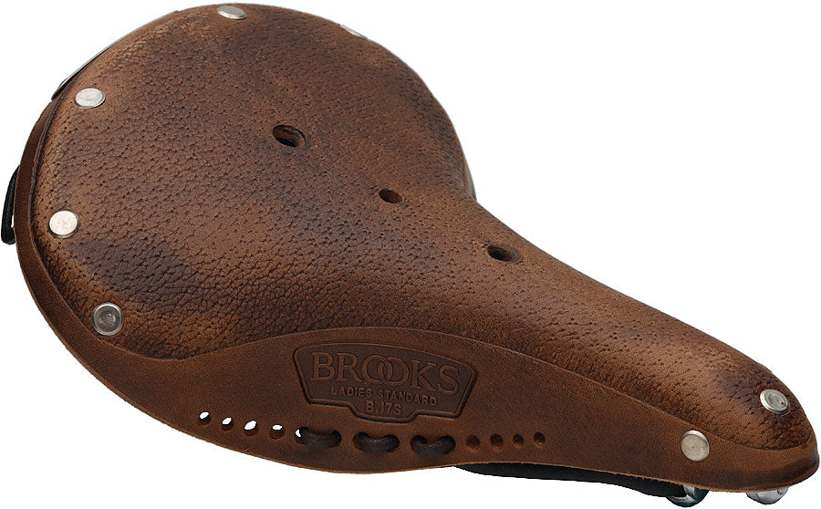 Brooks B17 Softened Saddle - Steel Dark Tan Womens – Seattle Electric Bike