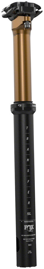 FOX Transfer SL Factory Dropper Seatpost - 31.6 75 mm Internal Routing ...