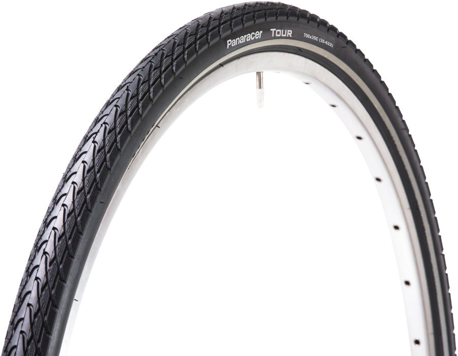 Panaracer TourGuardPlus Tire - 700 x 32 Clincher Wire Black/Reflective ...