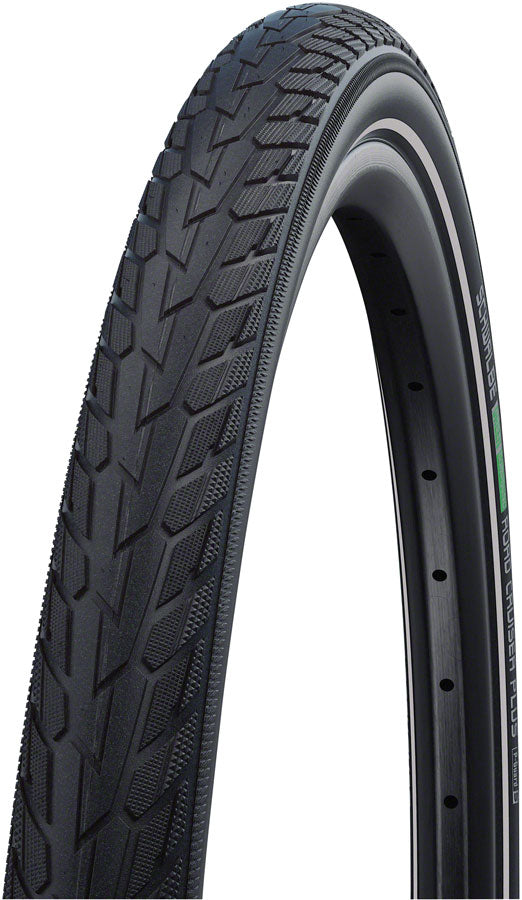 Schwalbe Road Cruiser Plus Tire - 700 x 40 Clincher Wire BLK/Reflectiv ...